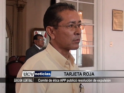 Comité de Ética APP publicó resolución de expulsión de Richard Díaz ...