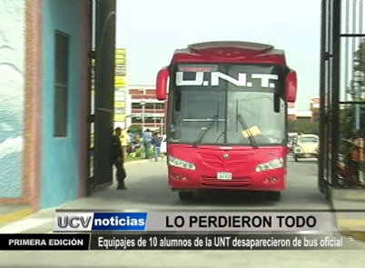Equipajes de 10 alumnos de la UNT desaparecieron de bus oficial ...