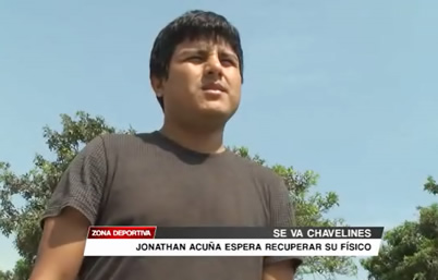 Chavelines: Jonathan Acuña espera recuperar su físico - Noticias del ...