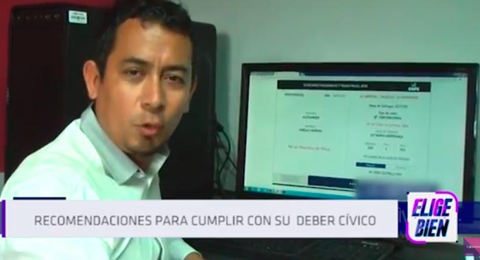 Recomendaciones para cumplir con su deber cívico - Noticias del Perú ...