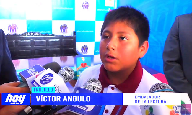 Víctor Angulo: La promesa del niño “Embajador de la lectura” en nuestro ...