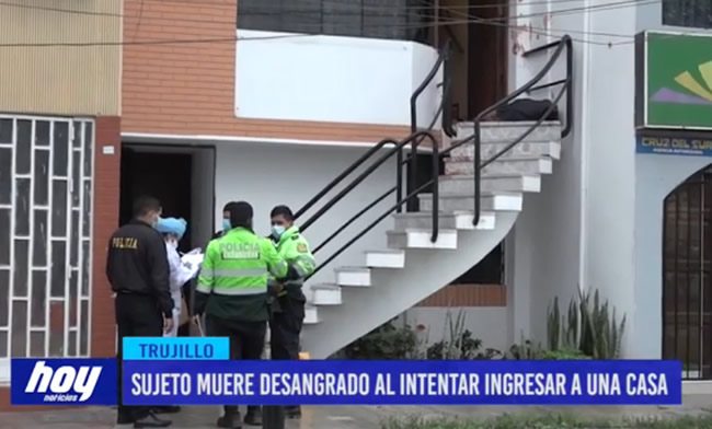 Sujeto muere desangrado al intentar ingresar a una casa - Noticias del ...